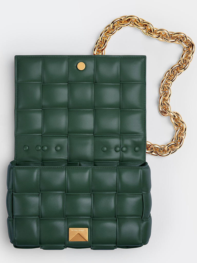 Bottega Veneta Chain Cassette in Raintree | Cosette