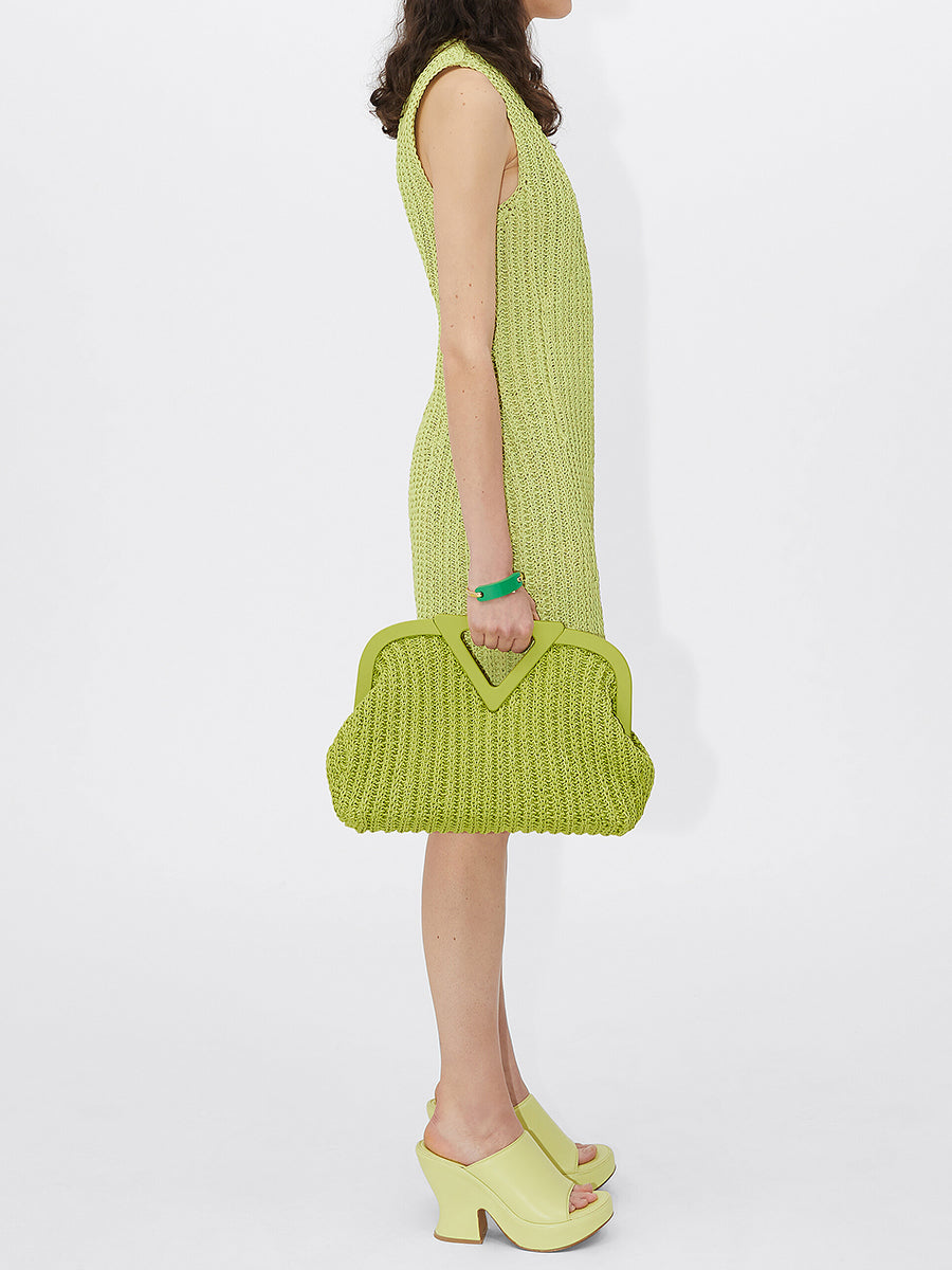 Bottega Veneta Point Bag in Seagrass | Designer Bags – COSETTE