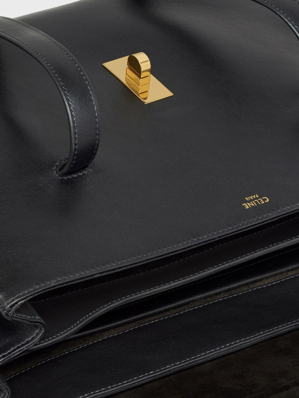 Celine Medium Soft 16 Bag in Smooth Calfskin Black | Cosette