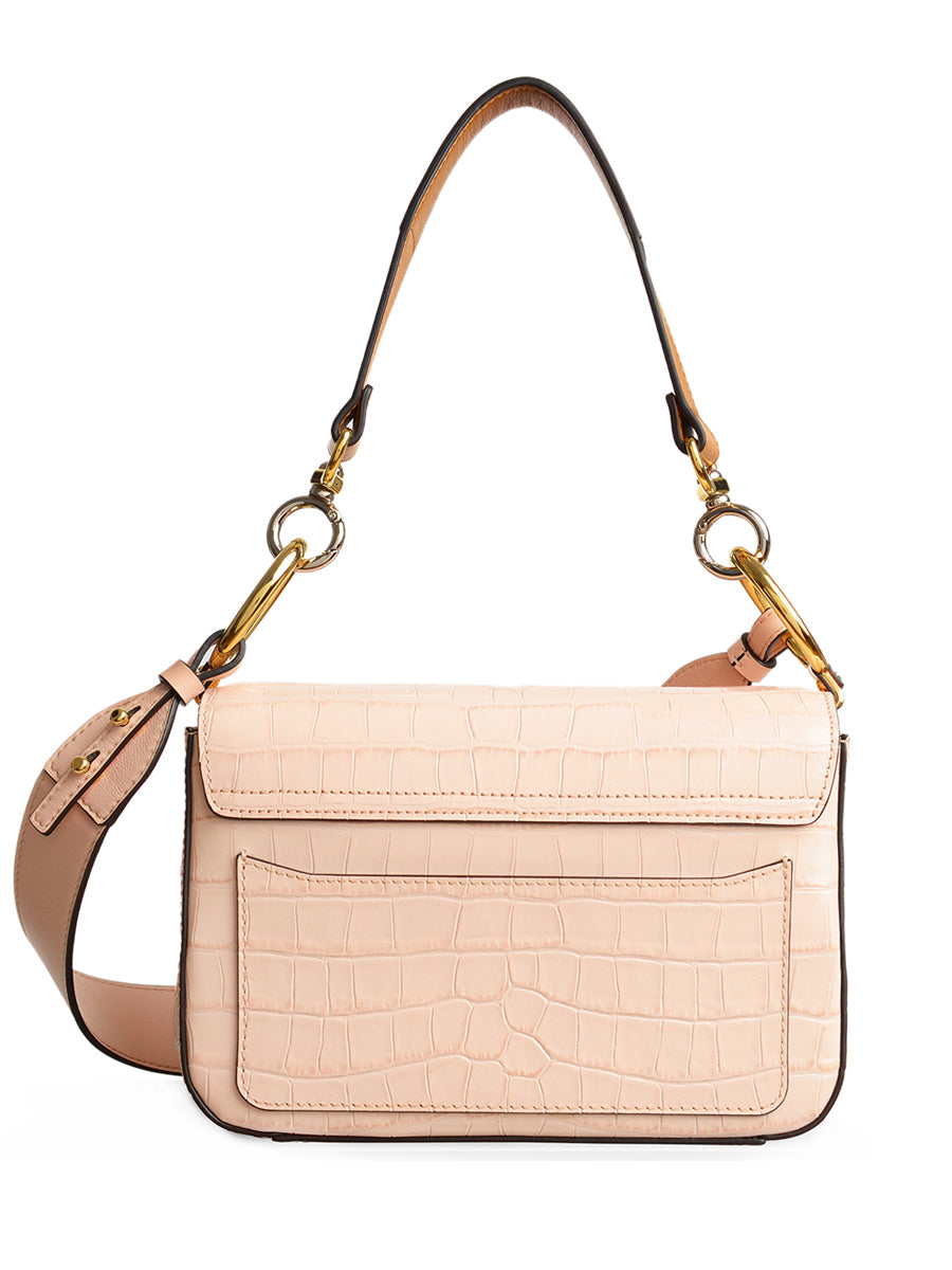 Small Chloé C Double Carry Bag in Cement Pink – COSETTE