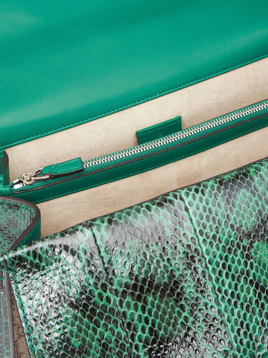 Gucci Dionysus Supreme Spiritismo Python & Canvas Beige Bag – COSETTE